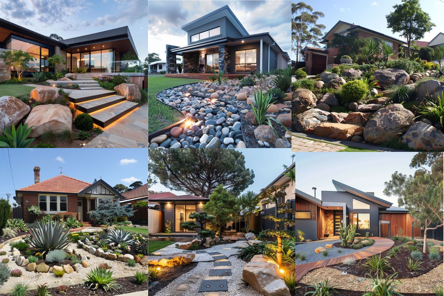 Front Yard Landscaping Ideas with Rocks and Mulch: Enhance Your Garden ...